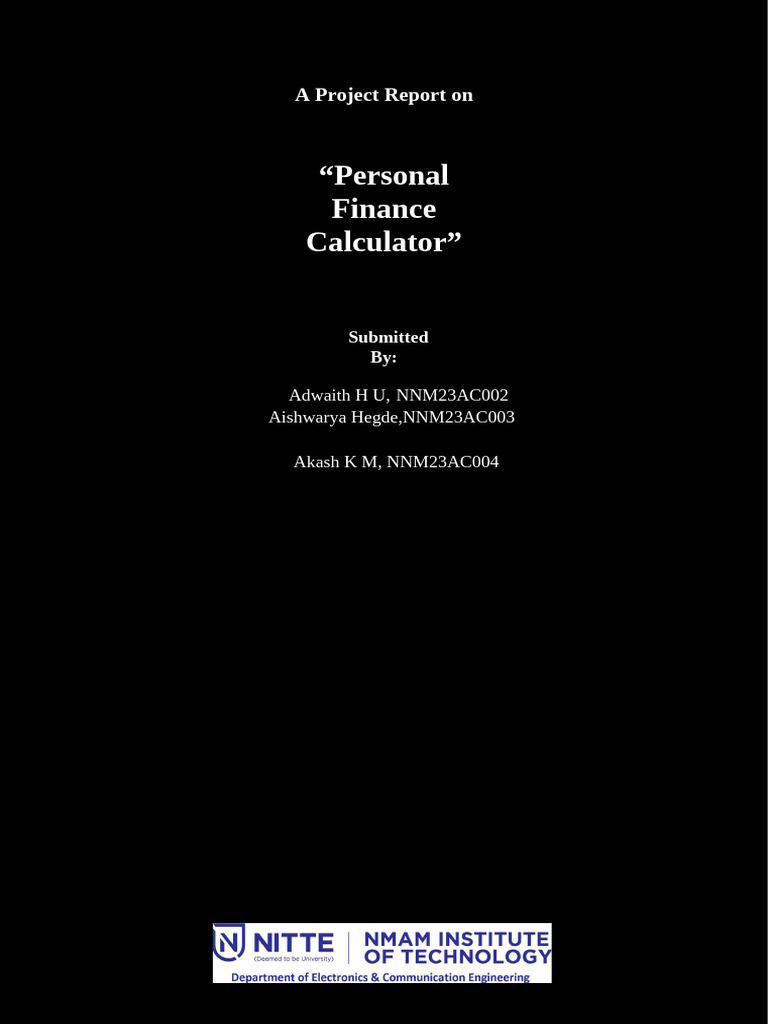 report1[1][2][1] | PDF | Usability | Python (Programming Language)