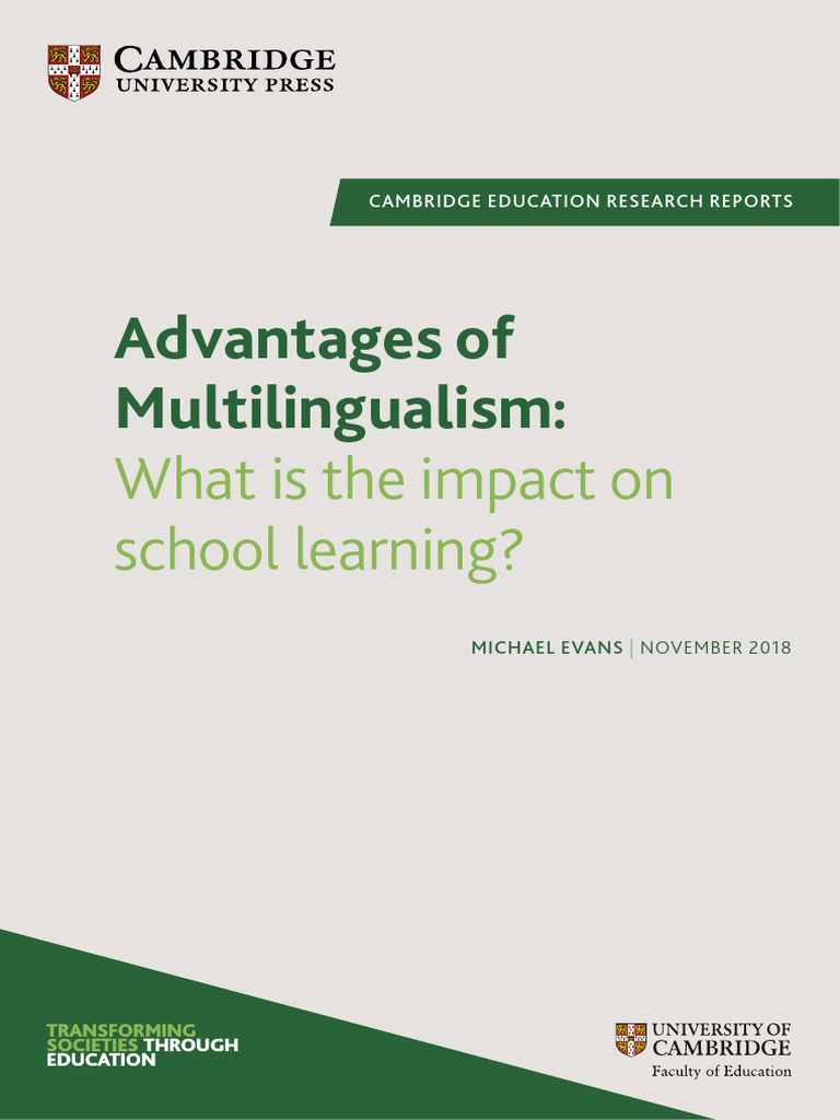 Advantages of Multilingualism | PDF | Multilingualism | Second Language