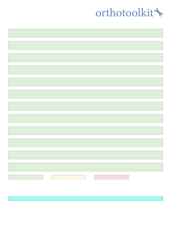 OrthoToolKit KOOS-12 Score Report | PDF