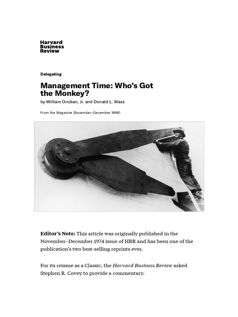 Who's Got The Monkey | PDF