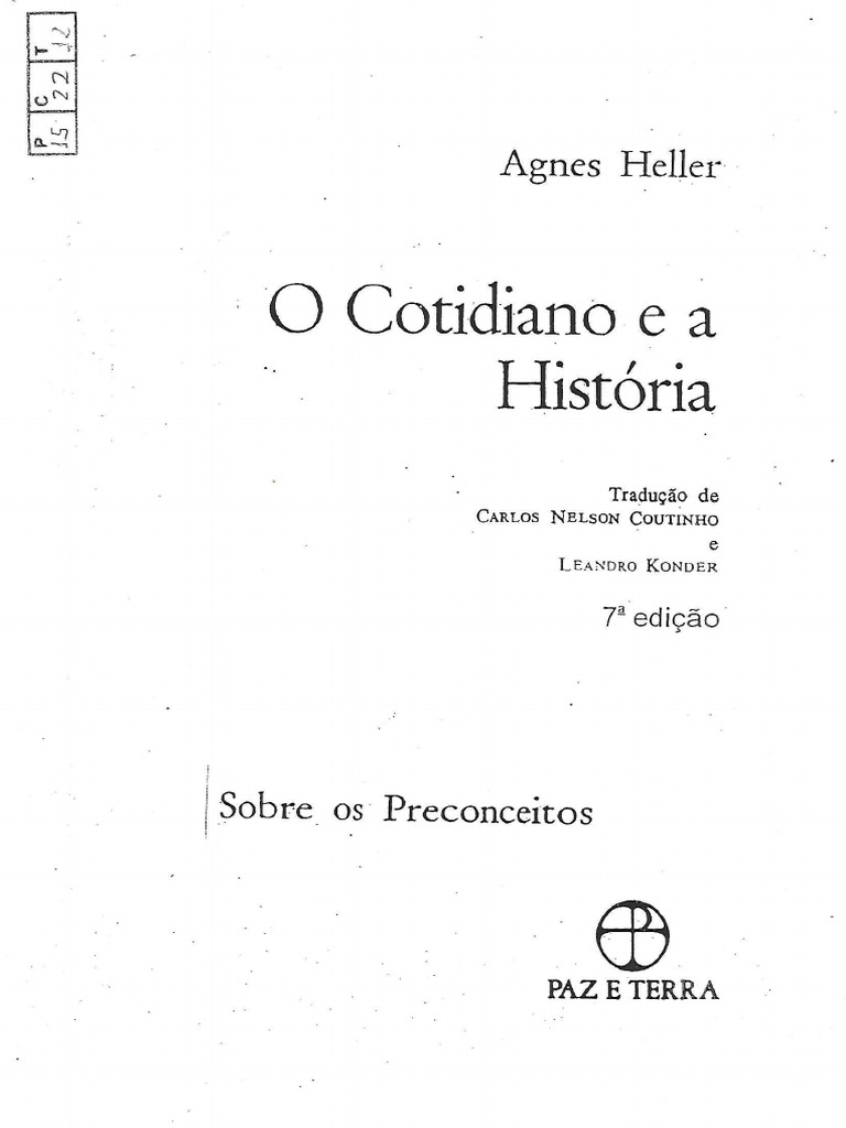 Sobre Os Preconceitos Agnes Heller | PDF