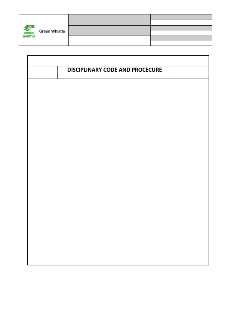 MOK ECD 00 00 HDEC PP 004 - Disciplinary Code and Procedure Signed ...