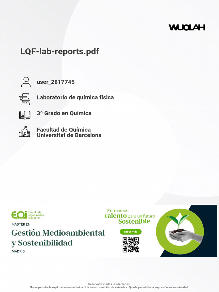 Wuolah Free LQF Lab Reports | PDF