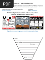 Funnel Introduction Paragraph Guide | PDF | Essays