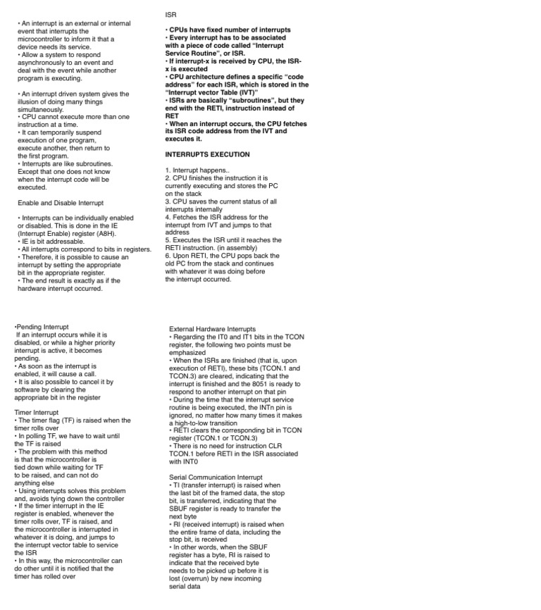 Interrupt | PDF | Central Processing Unit | Computer Architecture