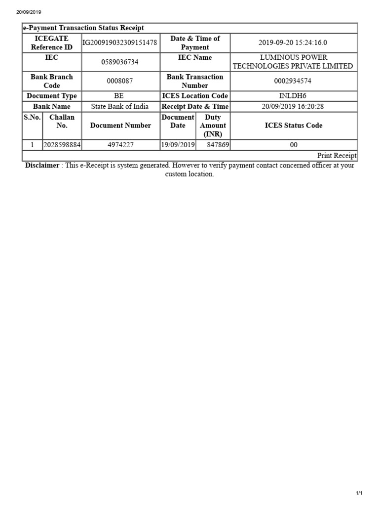 89657-TR 6 CHALLAN-1 | PDF