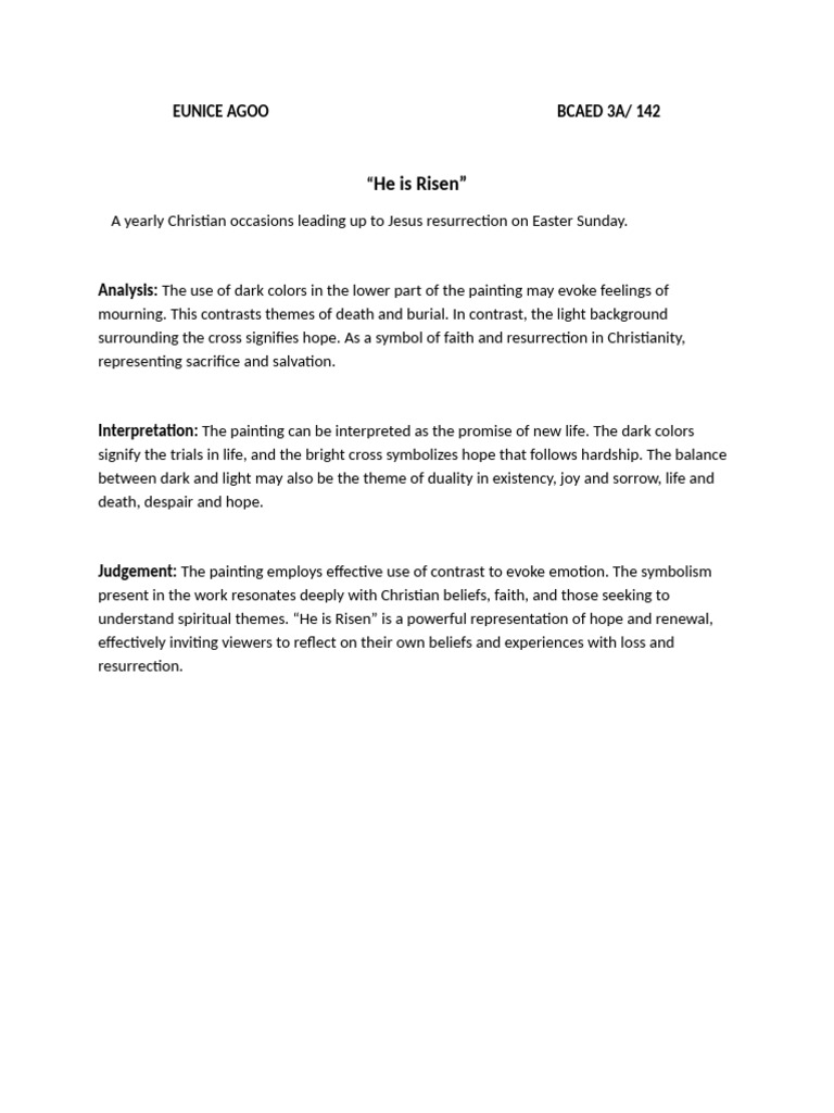 Agoo - Bcaed 142 | PDF