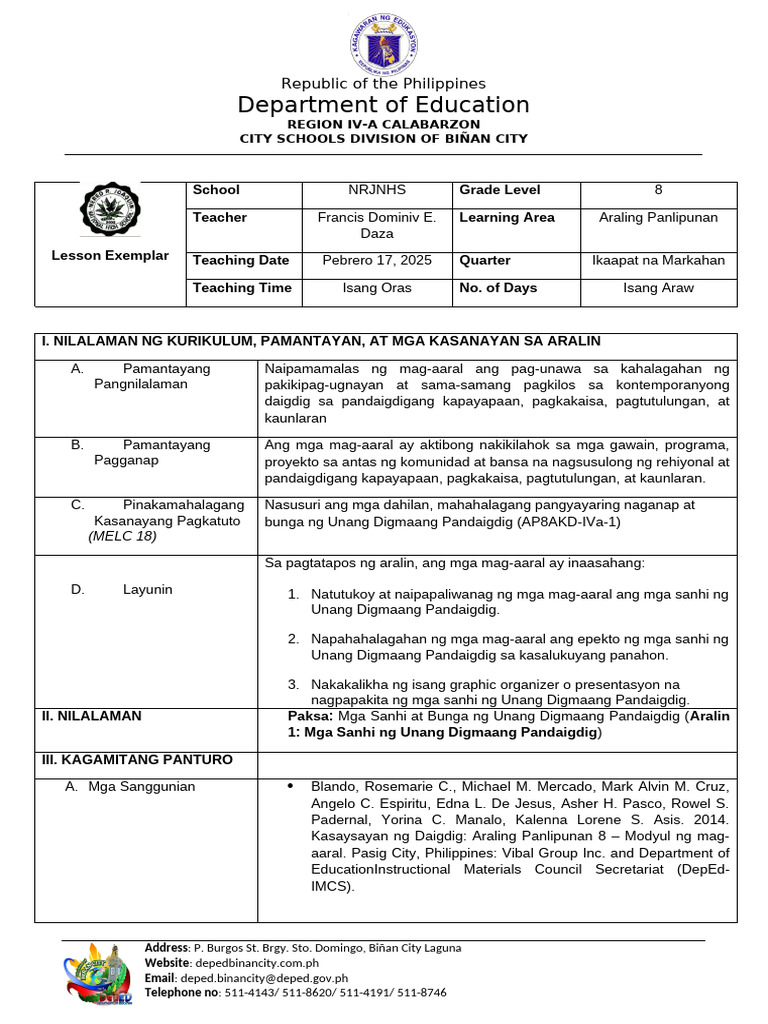 AP8LE Q3 W8 Daza | PDF