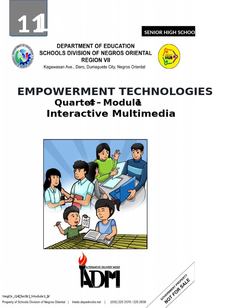 Empowerment_Q4_module1 | PDF | Multimedia | Educational Technology