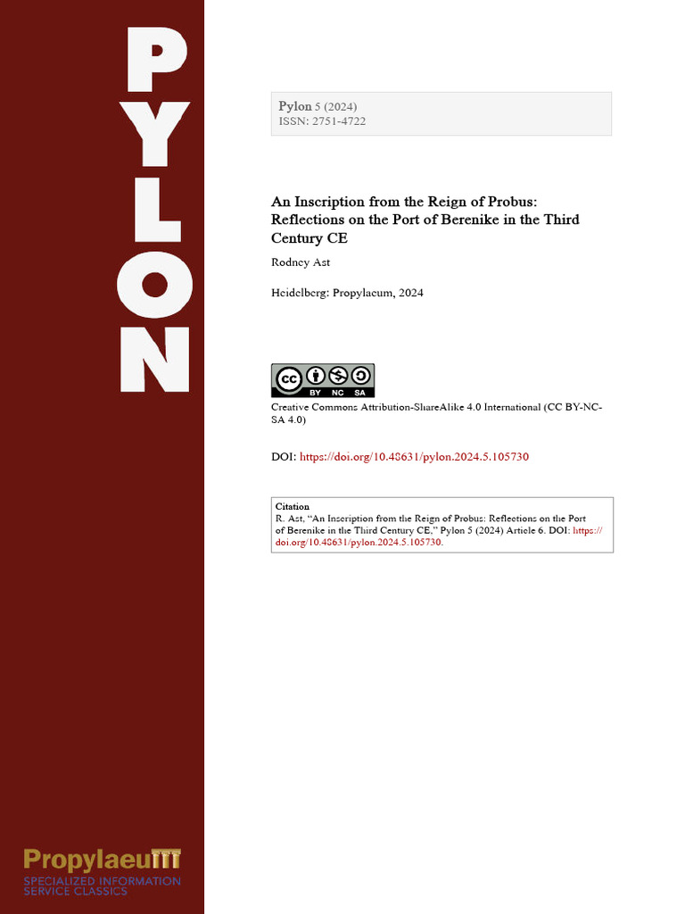 Pylon 5 Images Appended 105730-Article Text-270773-1-10-20240711 | PDF | Epigraphy