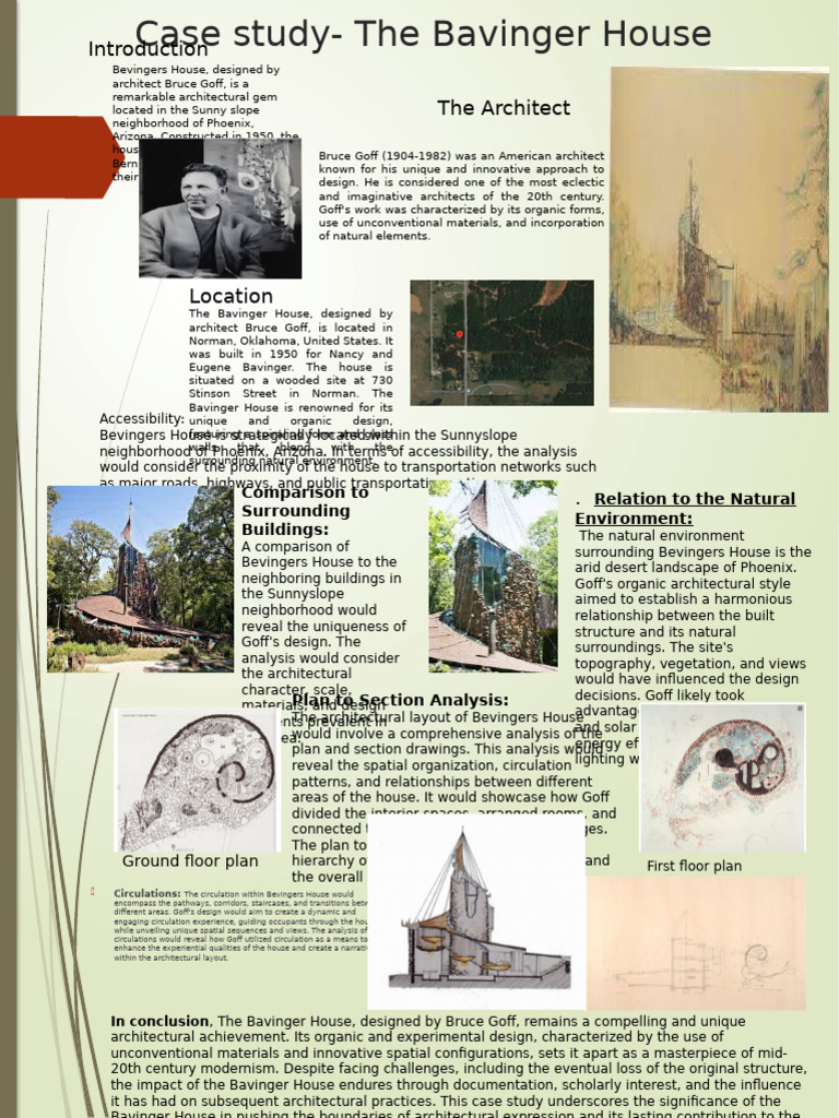Case Study - The Bavinger House | PDF