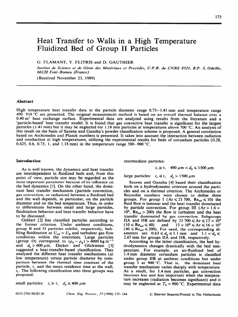 Heat Transfer To Walls in A High Temperature | PDF | Heat Transfer | Heat
