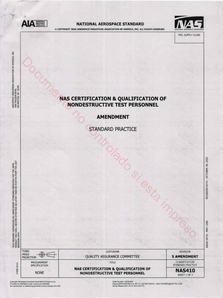 NAS410 5th Edition | PDF