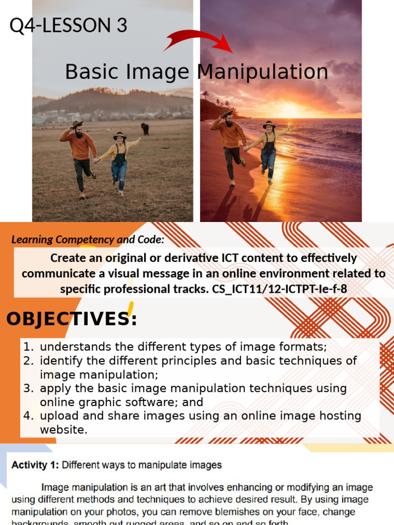 Q4 Lesson 3 Image Manipulation Final | PDF