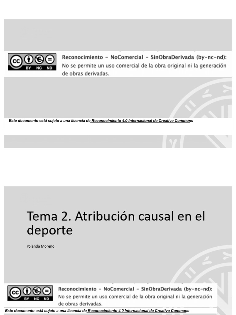 CC Tema 2. Atribuciones | PDF | Ciencia cognitiva | Cognición