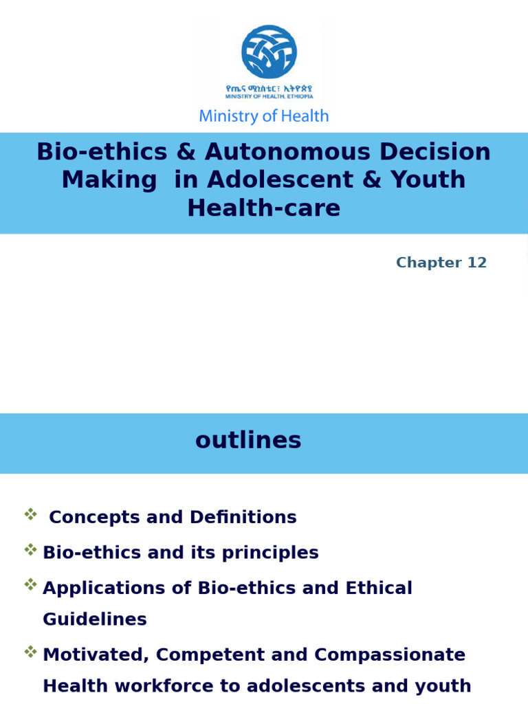 12.bioetics and Autonomous Decision Making | PDF | Compassion | Bioethics