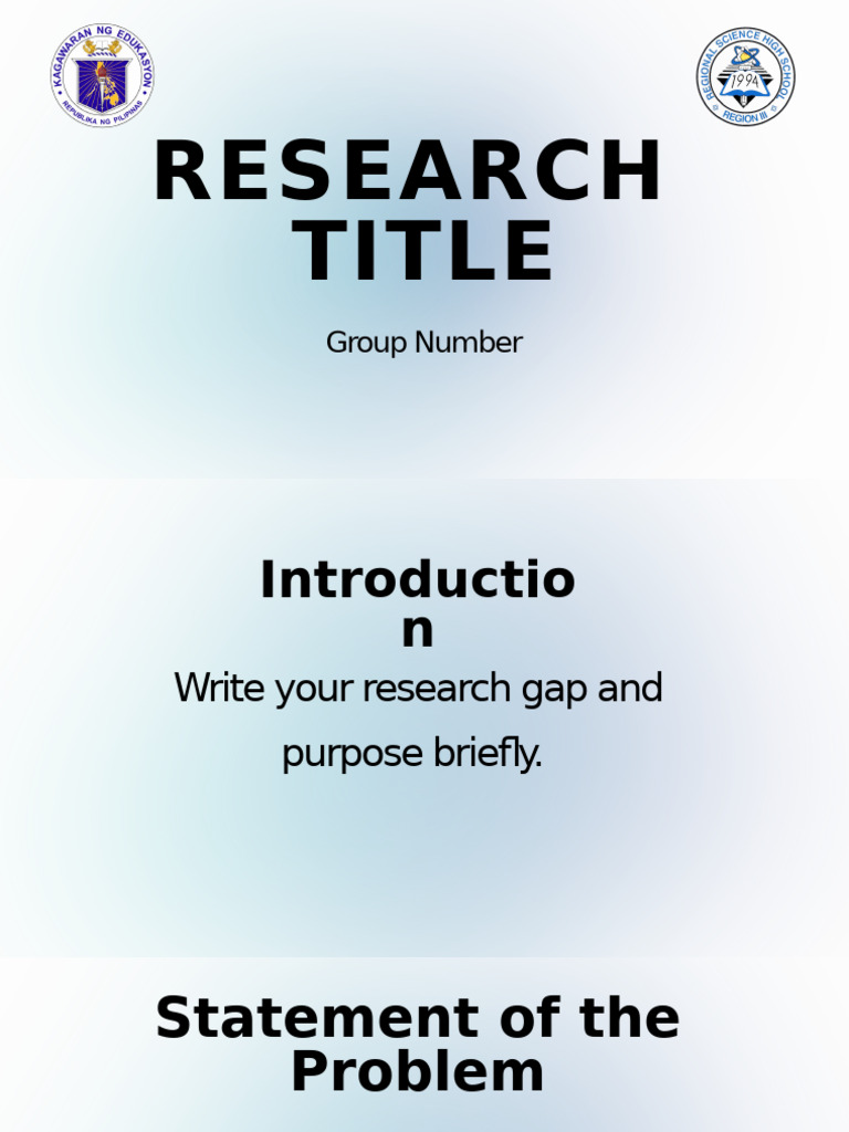 Research Presentation Format | PDF