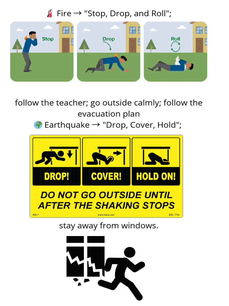 Fire "Stop, Drop, and Roll" | PDF