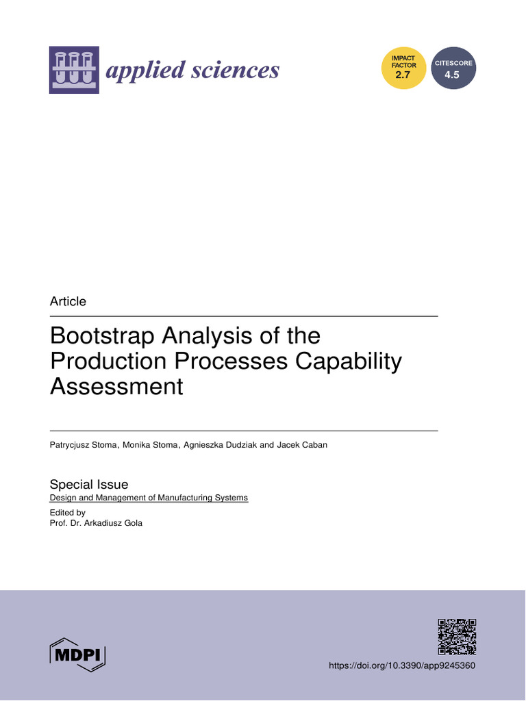 applsci-09-05360-with-cover Bootstrap Analysis of the Production Processes Capability Assessment ...