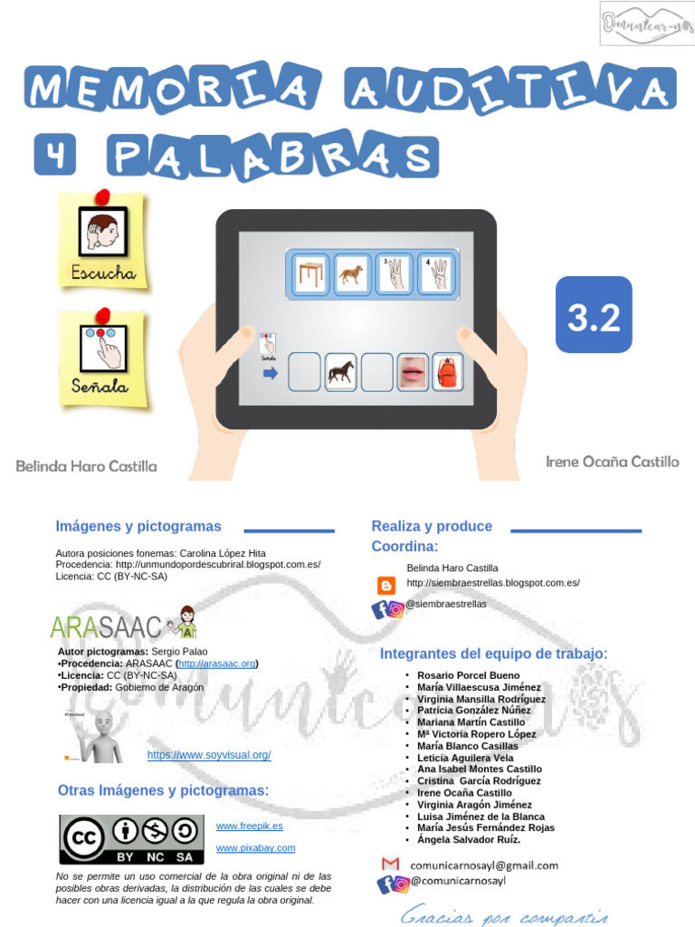 Actividad de Memoria Auditiva para Niños | PDF