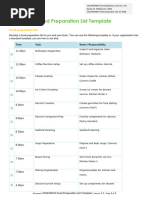 Restaurant Kitchen Prep List Template | PDF | Kitchen | Foods