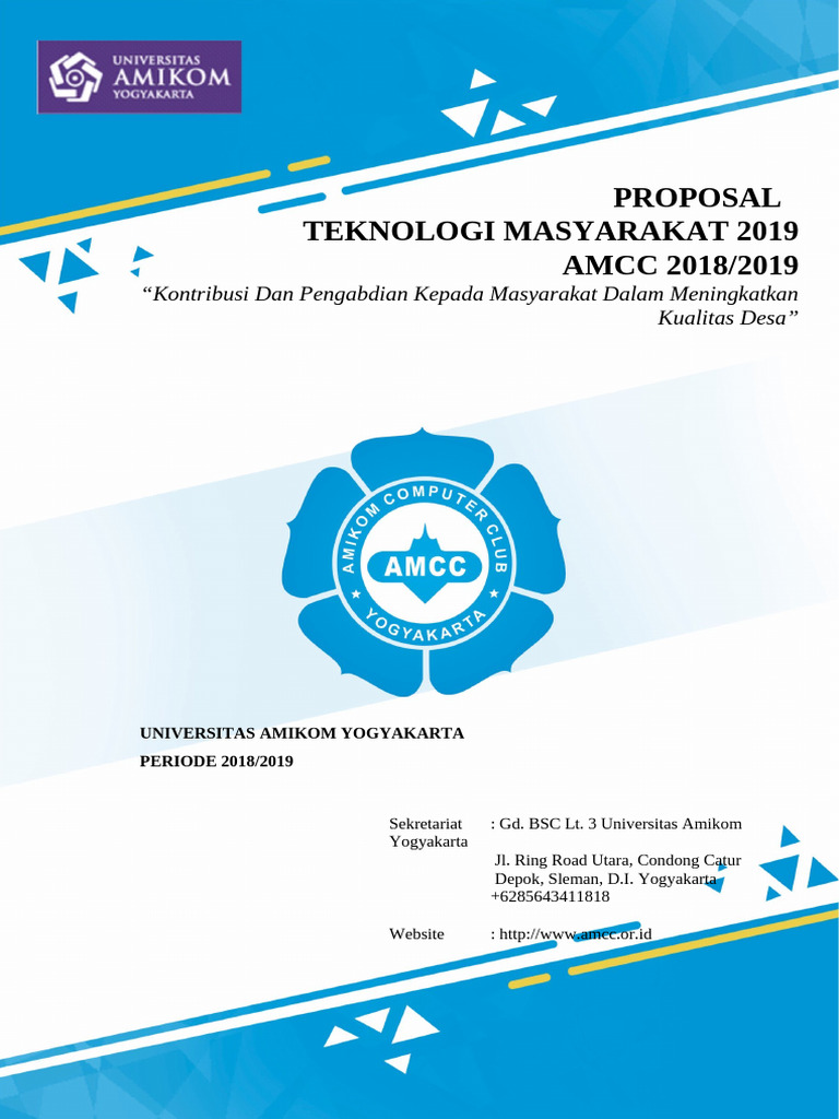 (Revisi) Amcc - Proposal - Tekat | PDF