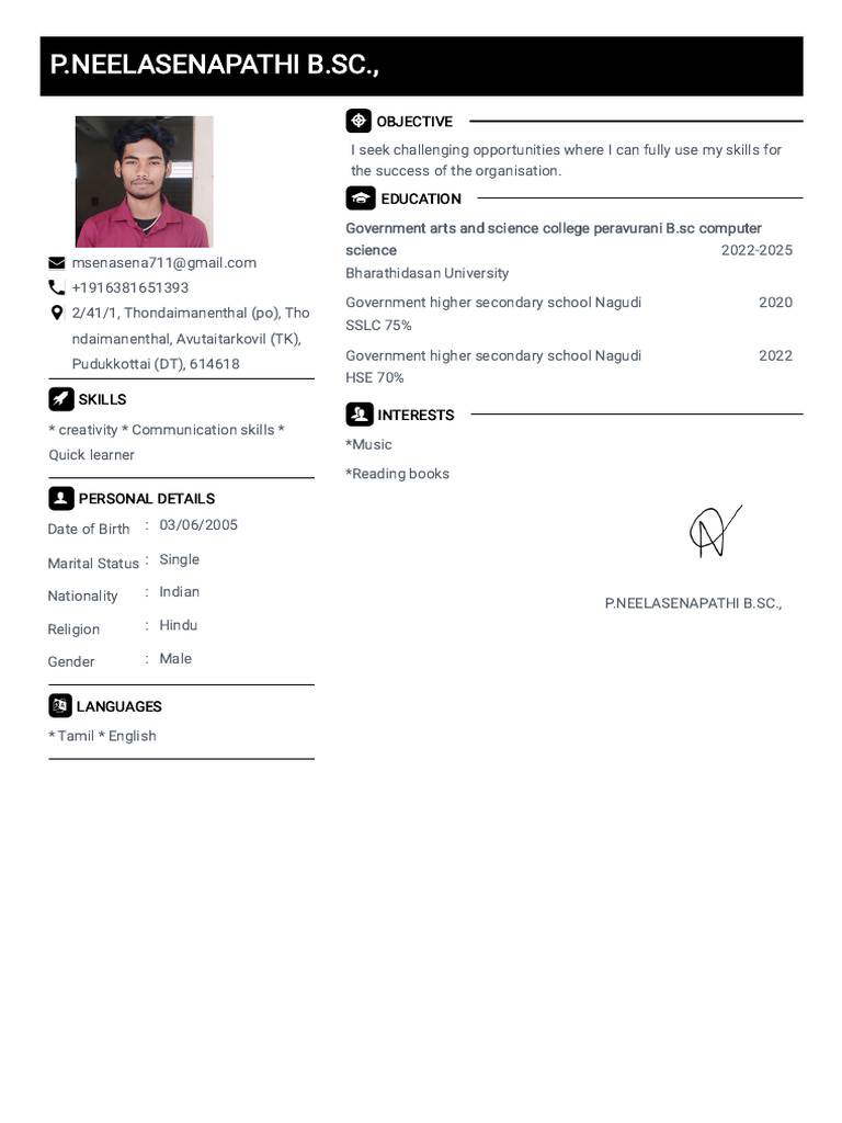 Intelligent CV Document | PDF