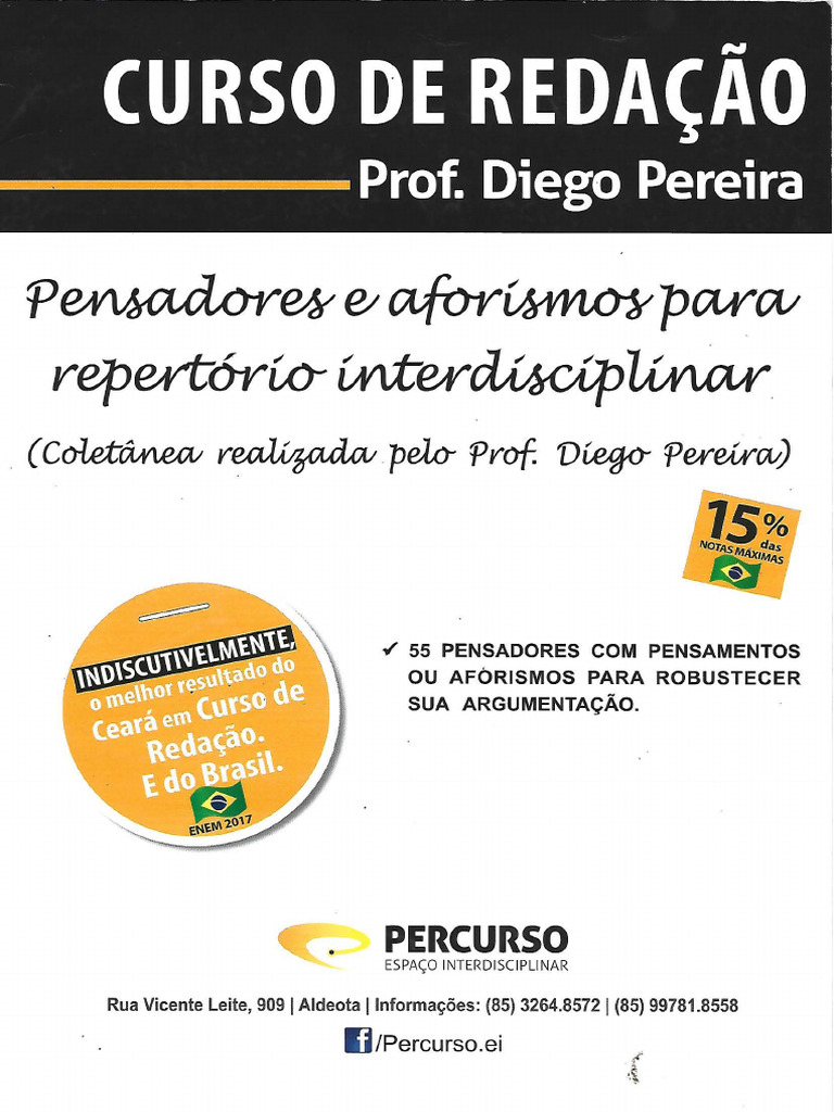 Curso de Redação Pensadores e Aforísm... (Z-Library) | PDF | Confúcio ...