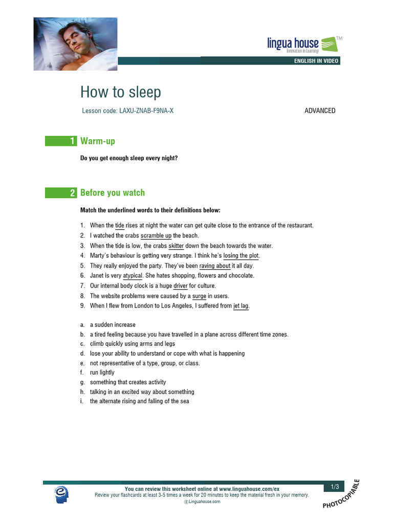 ST How to sleep | PDF | Sleep | Circadian Rhythm