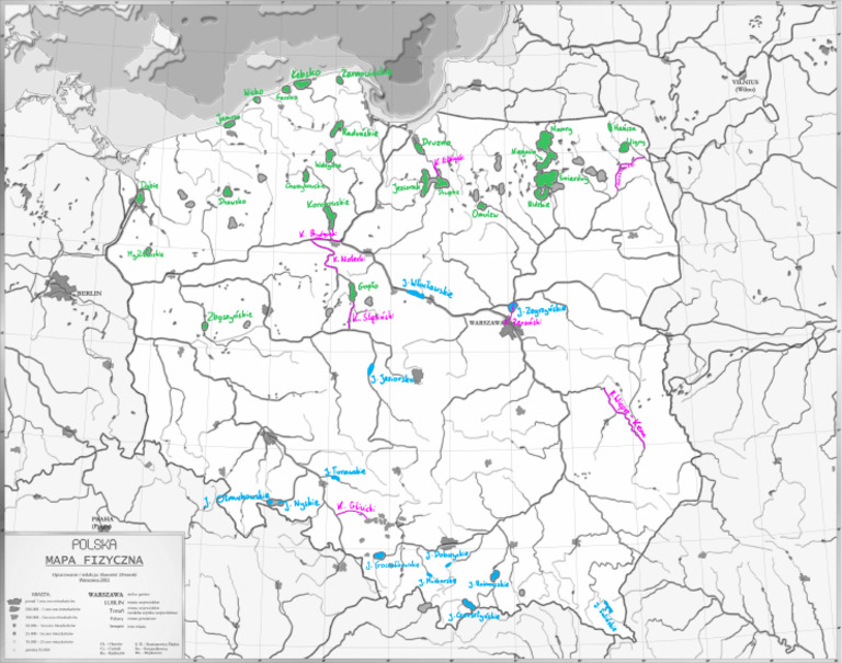 Mapa Polski - Rzeki | PDF
