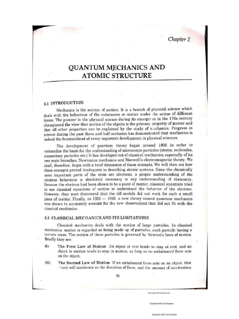 Quantum Mechanics | PDF