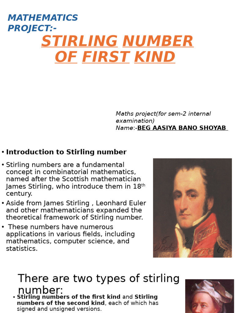 First Kind | PDF | Permutation | Mathematical Concepts