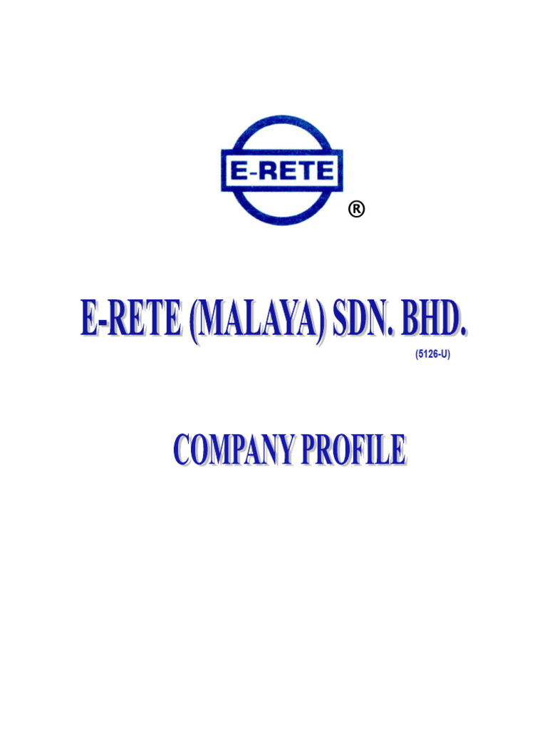 2025 - Company Profile - Erete | PDF