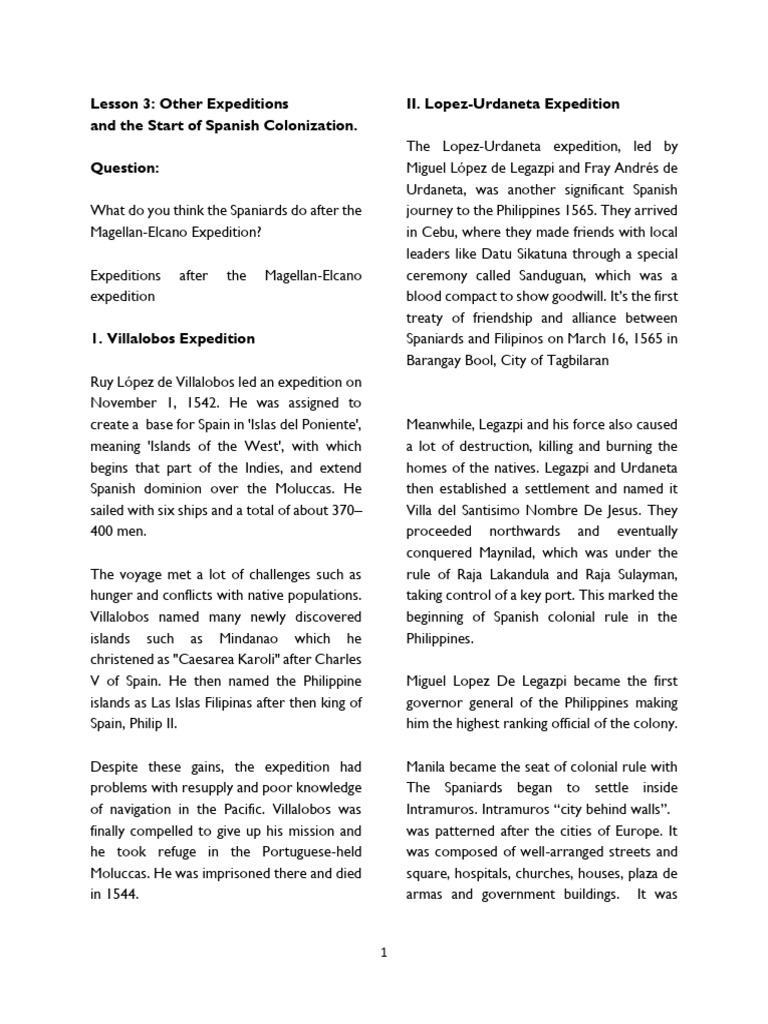Social Studies 7 - Lecture Notes 3 | PDF | Spanish Colonization Of The ...