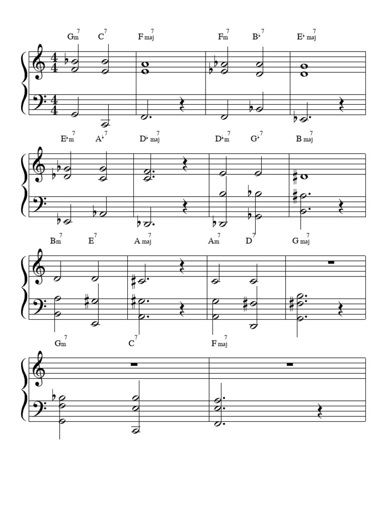 Guide Tone Exercise 04 | PDF