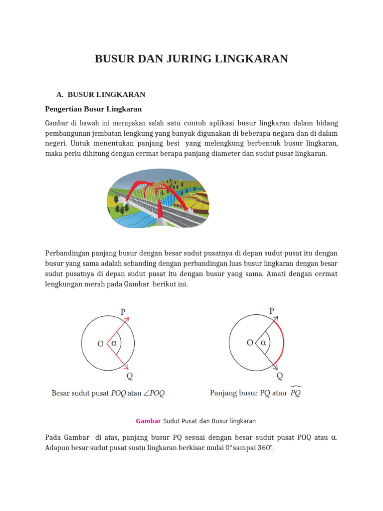MATERI BUSUR DAN JURING LINGKARAN XI | PDF