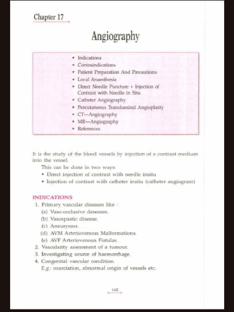 angiography chapter | PDF | Angiography | Aorta