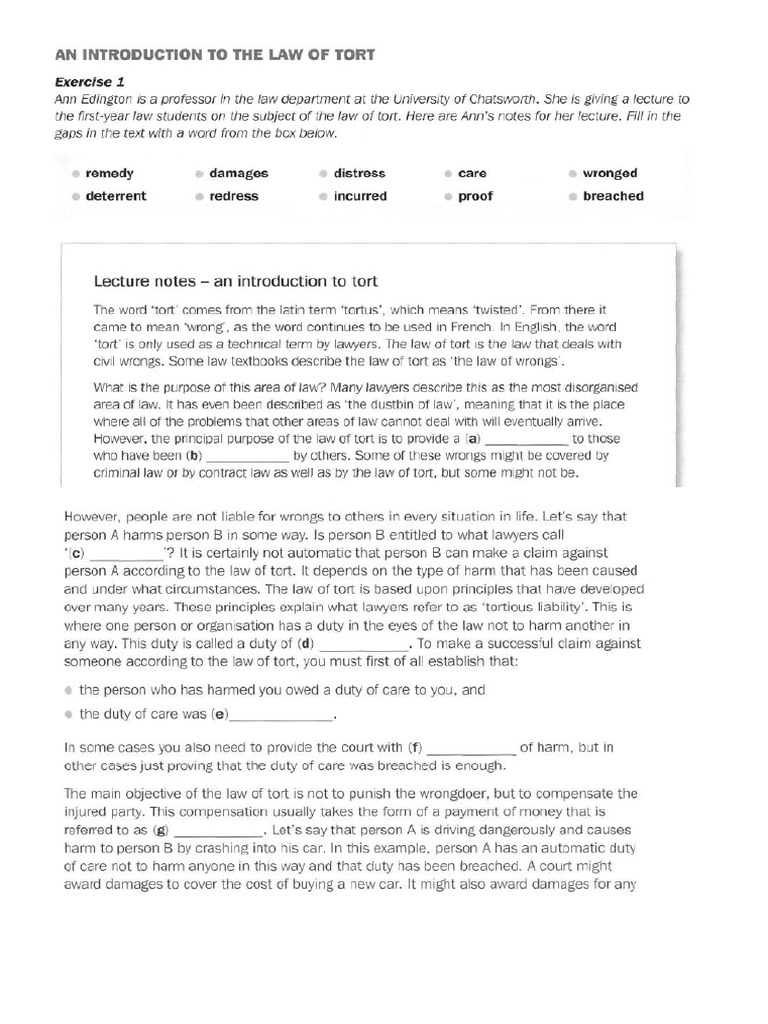 Project 1 - Introduction - Language Exercises | PDF