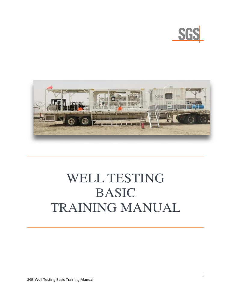 SGS Well Testing Equipment Overview | PDF | Valve | Petroleum Reservoir