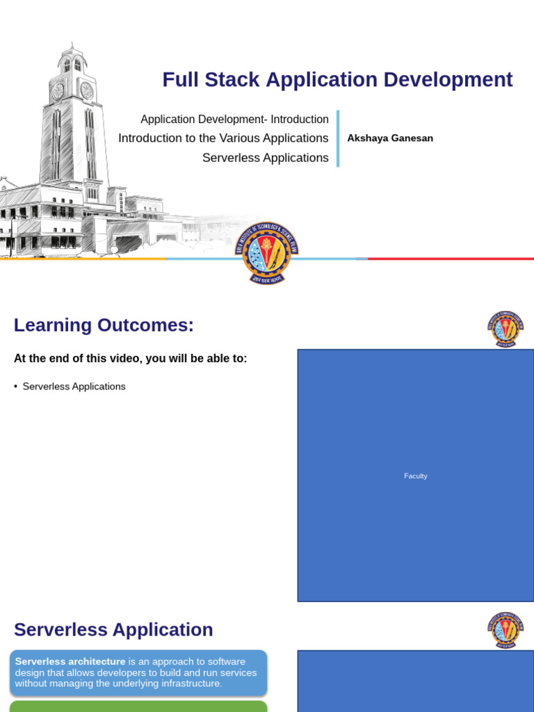 M1L1V3_Serverless Applications | PDF | Amazon Web Services | Cloud Computing