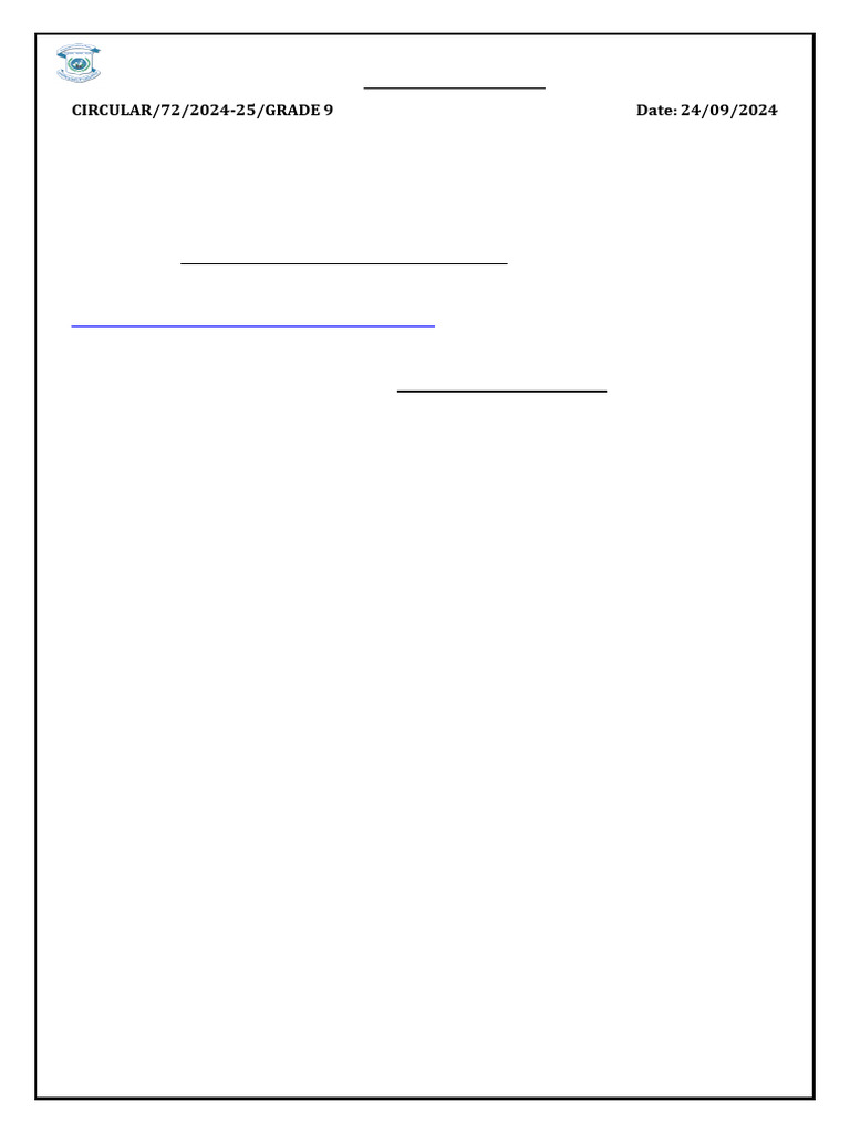 GR 9 - CBSE Registration Form (2024) | PDF