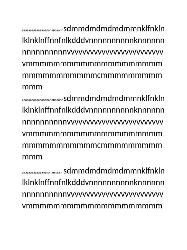 Text Repetition Analysis Document | PDF