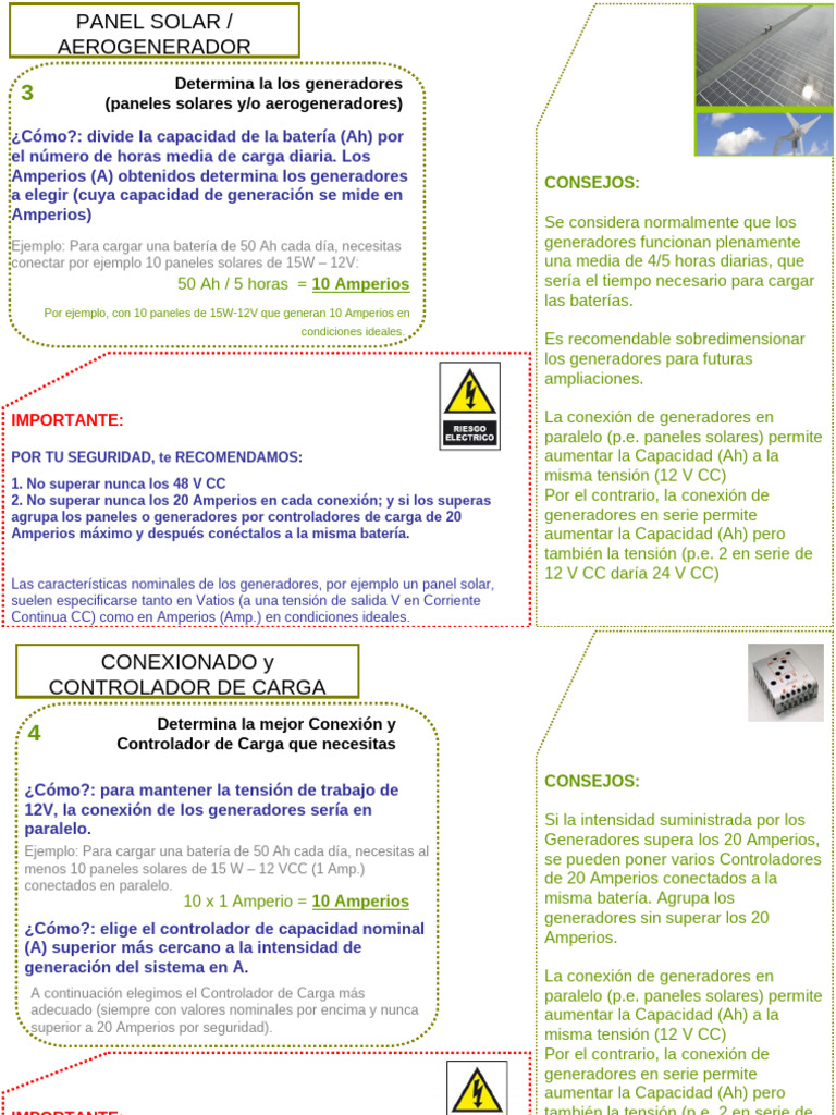 Energia - Dimensionamiento Paneles Solares Fotovoltaicos y Baterias - Calculadora Solar ...