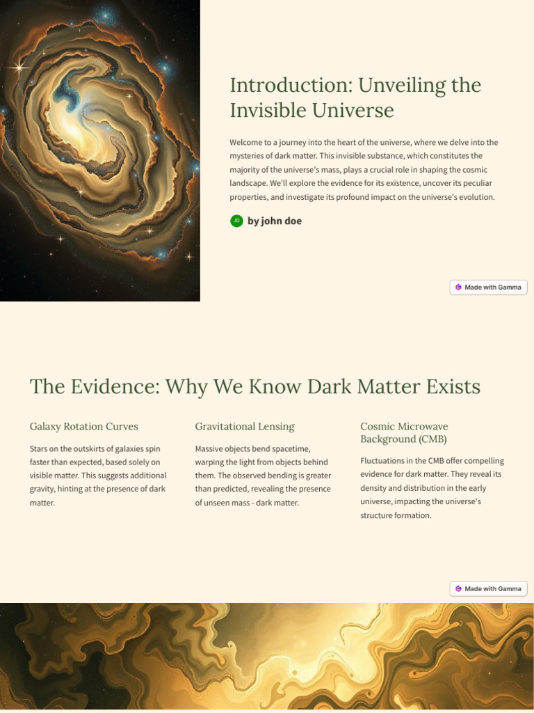 Dark matter | PDF | Dark Matter | Universe