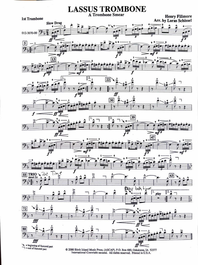 Lasus Trombone 1 | PDF