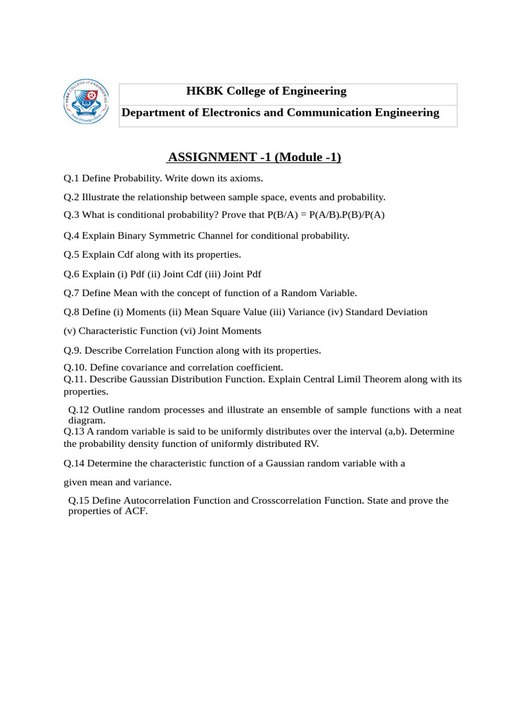 ASSIGNMENT 1-PCS (1) - Module 1 | PDF