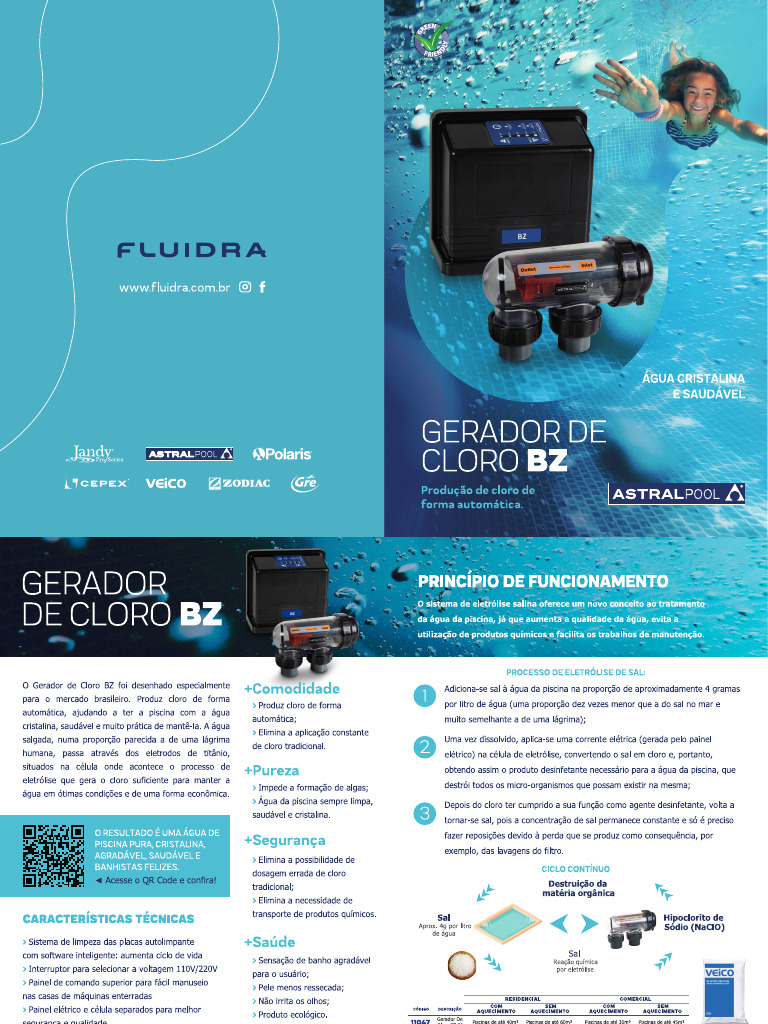 Ref A Fluidra Folder Gerador Cloro BZ | PDF