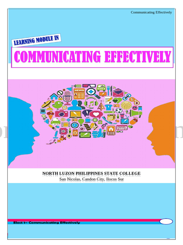 module 1 | PDF | Communication | Second Language