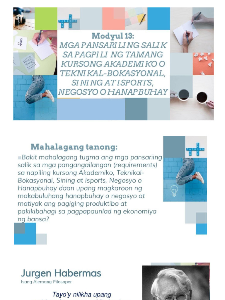 Modyul 13mga Pansariling Salik | PDF