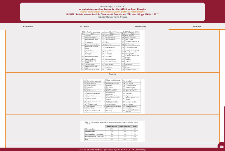 La Lógica Interna en Los Juegos de Niños (1560) de Peter Brueghel | PDF